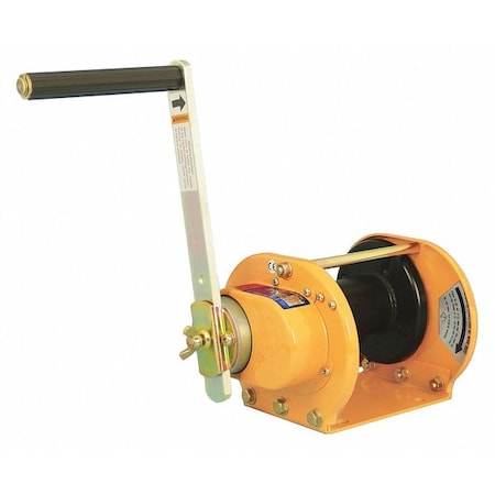 Maxpull Winches Hand Winch, 220 lb. 1st Layer Ld Cap. GM-1-SI | Zoro