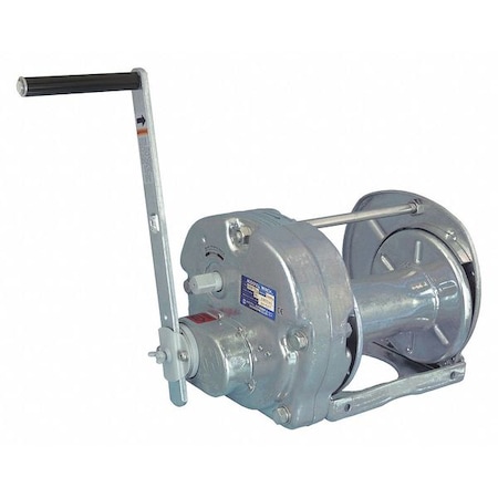 Maxpull Winches Hand Winch, 4400 lb. 1st Layer Ld Cap. GM-20-GS-SI | Zoro