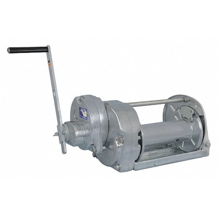 Maxpull Winches Hand Winch, 6600 lb. 1st Layer Ld Cap. GM-30-GS-SI | Zoro