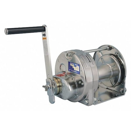 Maxpull Winches Hand Winch, 660 lb. 1st Layer Ld Cap. ESB-3-SI | Zoro