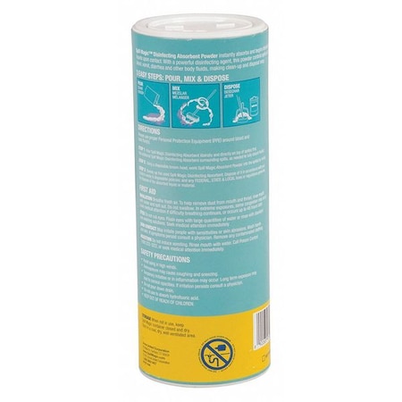 Spill Magic Loose Absorbent, Universal, Size 9 oz., PK9 97107 | Zoro