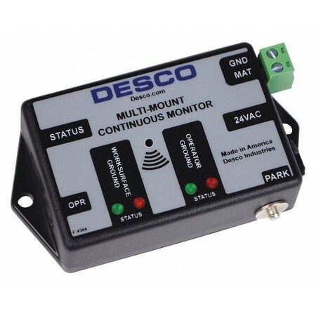 Desco Multi-Mount Monitor, 120VAC 19228 | Zoro