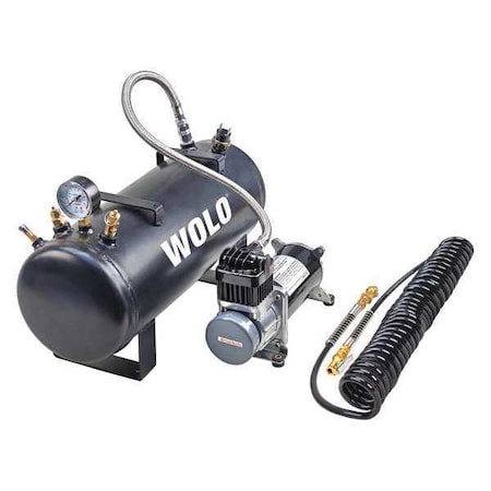 Wolo Heavy Duty Compressor, 2.5 gal. Tank 858 | Zoro