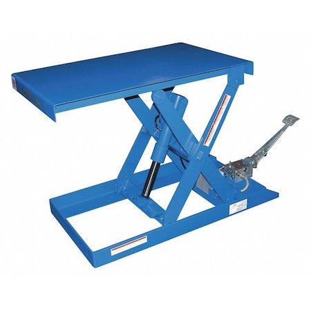 Vestil Foot Pump Scissor Lift, 500 lb. Cap, 20"W, 33"L SCTAB-500 | Zoro