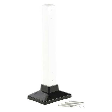 Vestil White Semi-Permanent Barrier Post SPR-POST-W | Zoro