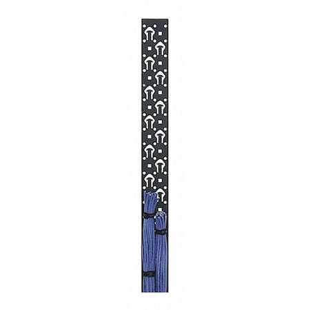 Middle Atlantic Lacing Strips, 77" H, 3.25", W/Cable, PK6 LACE-44-OP | Zoro