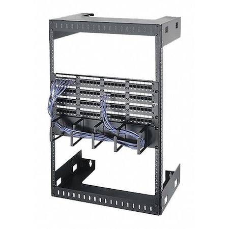 Middle Atlantic Wall Mount Rack 15 Space, 18" D WM-15-18 | Zoro