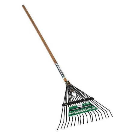 Seymour Midwest Rake 18-tine Lawn Rake with 54"L Aluminum Handle 40930 ...