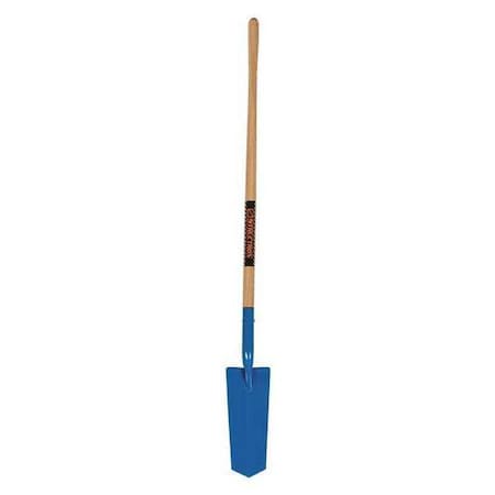 Structron 14 ga Front Turn Step Drain Spade Shovel, Steel Blade, 48 in ...