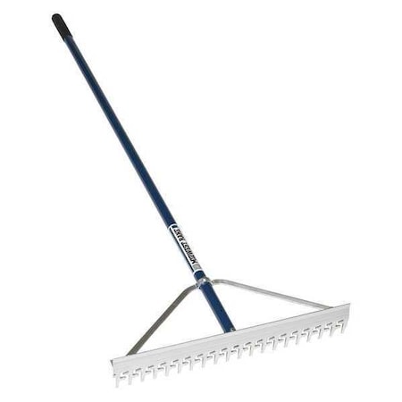 Midwest Rake Screening Rake, 36", 66" Blue Handle 11036 | Zoro