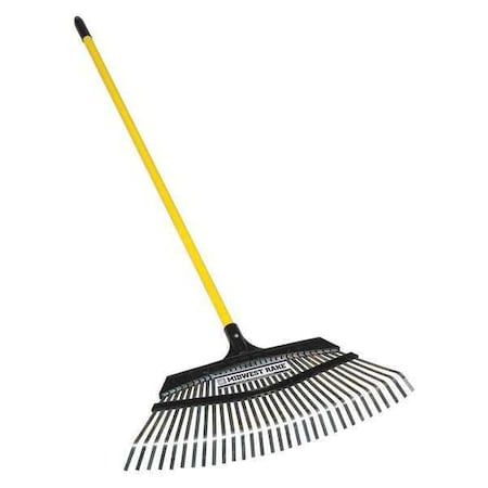 Seymour Midwest ProFlex Rake, 24", 48" Steel Handle 43338 | Zoro
