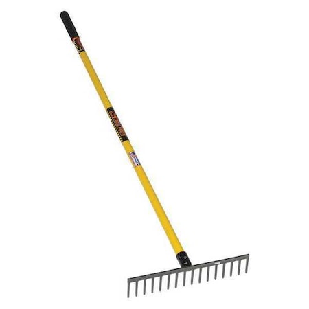 Seymour Midwest Structron 16-tine Rake with 64"L Fiberglass Handle ...