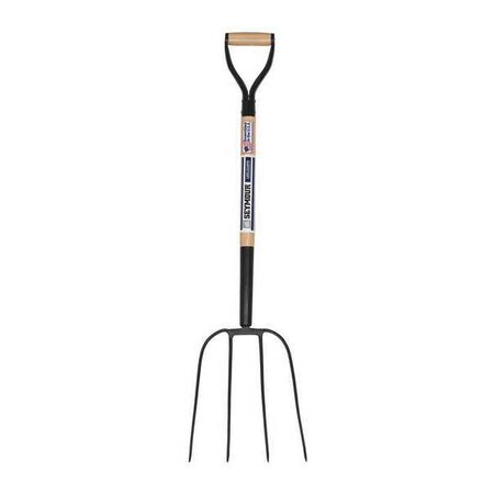 Seymour Midwest 4-tine Rake with 30"L Hardwood Handle 42258 | Zoro