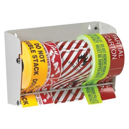 Partners Brand Wall Mount Label Dispenser, 12 1/2", White, 1/Each ...