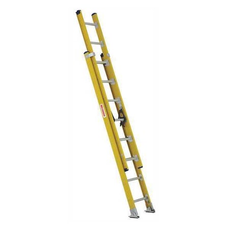Westward 16 ft Fiberglass Extension Ladder, 375 lb Load Capacity 44YY20 ...