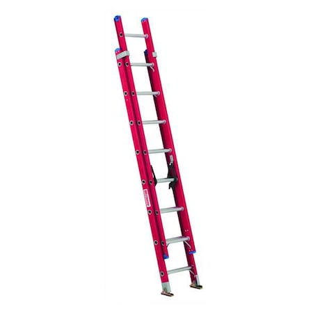 Westward 16 ft Fiberglass Extension Ladder, 300 lb Load Capacity 44YY67 ...