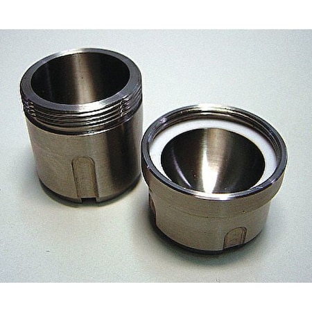 Retsch Grinding Jar, Screw Top, 35mL, SS, For MM400 014620214 | Zoro