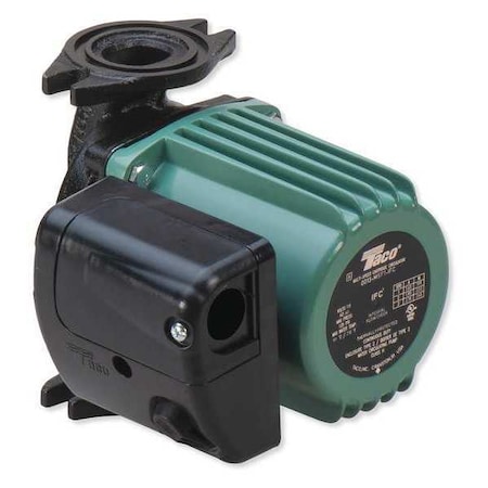 Taco Potable Water Circulating Pump, 1/6 hp, 115V, 1 Phase, Flange Connection 0013-MSSF2-IFC | Zoro