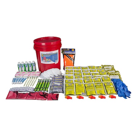 Ready America Emergency Lockdown Kit, Plastic Case, 5 Person 70510 | Zoro