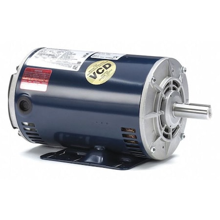 Marathon Motors 3-Phase General Purpose Motor, 1 HP, 143T Frame, 230/ ...