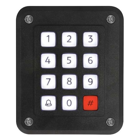 Storm Interface Illuminated Access Control Keypad, UL294 DX2KW20 | Zoro