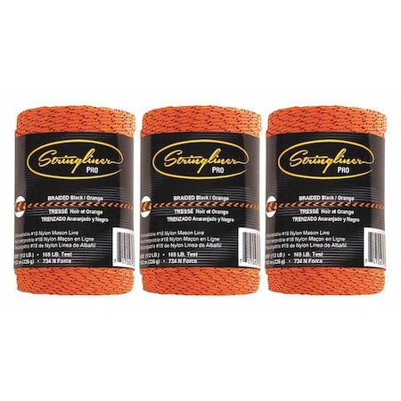 Stringliner Masons Line, Braided, 500 ft. L, PK3 35491 | Zoro