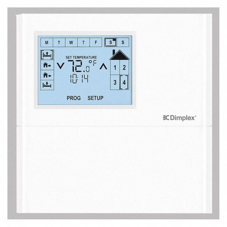 Dimplex Electric Wall & Ceiling Heater Wireless Thermostat, Wall, White ...