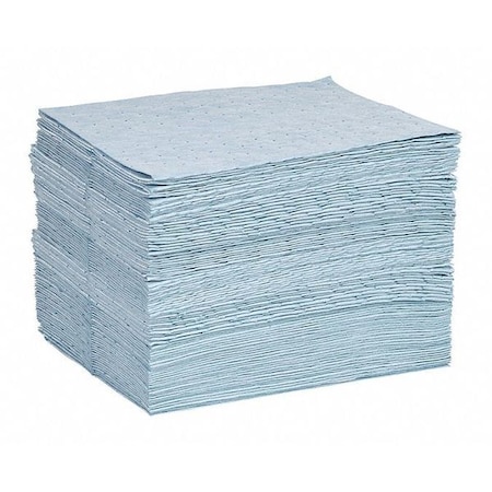 Spilltech Absorbent Pad, 15 in W x 19 in L, Absorbs 28 gal. per Pkg ...