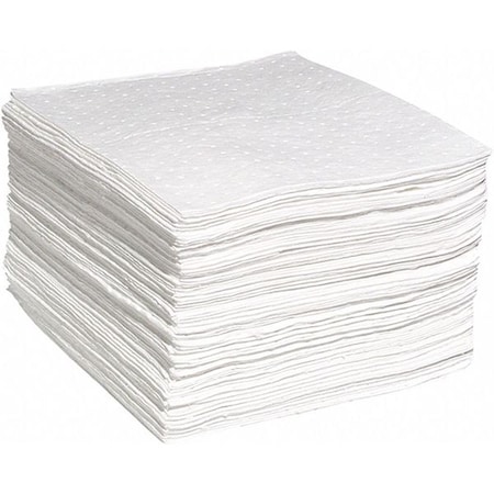 Spilltech Absorbent Pad, 15 in W x 19 in L, Absorbs 31 gal. per Pkg ...