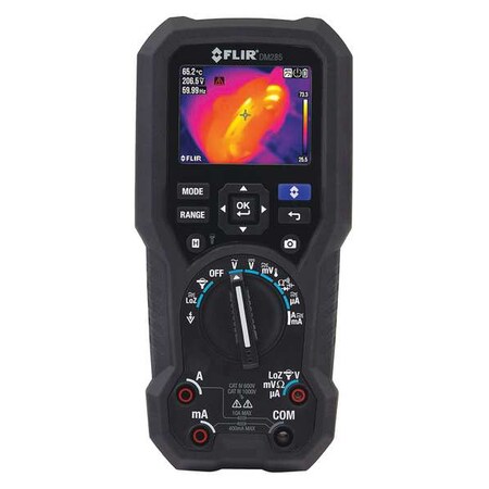Flir Wireless Digital Multimeter, 1,000 Max. AC Volts, 1,000 Max. DC ...