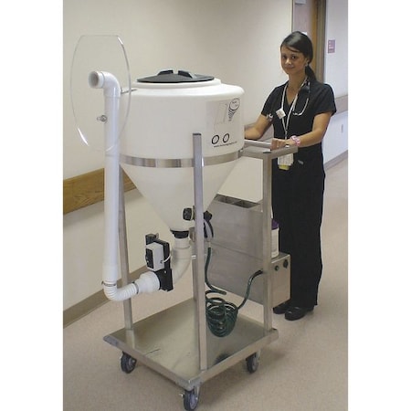 Mobile Flush Portable Toilet Flusher, SS, w/ Charger MF30 | Zoro