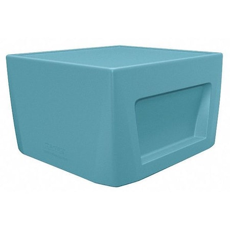 Cortech Square Utility Table, 23-3/4" X 24" X 14.75", Polyethylene Blue ...
