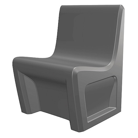 Cortech Sentinel Chair, Gray Seat, Gray Back, 24 in W 24" L 33" H ...