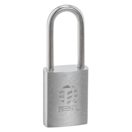 Best Keyed Padlock, Coreless, Long Shackle, Rectangular Brass Body ...