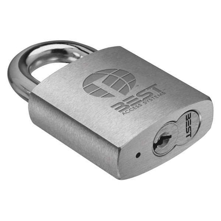 Best Padlock, Coreless, Standard Shackle, Rectangular Zinc Alloy Body ...