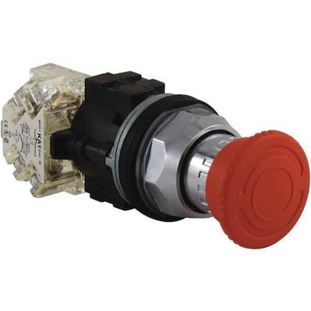 Schneider Electric Emergency Stop Push Button, 30 mm, 1NO/1NC, Red 9001SKR16H13 | Zoro