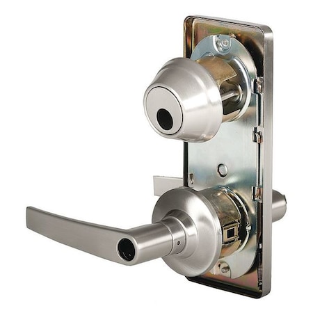 Stanley Security Door Lever Lockset, Satin Nickel QCI250A619S4118FSCKD ...