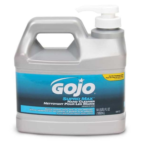 Gojo 1/2 gal. Liquid Hand Cleaner Pump Bottle 0972-04 | Zoro