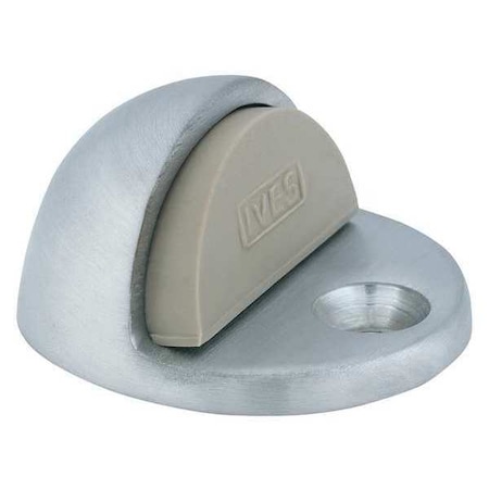 Ives Dome Door Stop, 1"H x 1-3/4"W FS436 US26D | Zoro