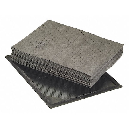 Pig Containment Tray with Pads, 11 gal. Spill Capacity, polypropylene ...