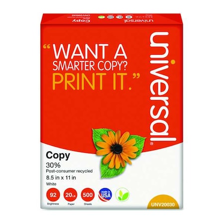 Universal One Copier Paper, 8-1/2in.x 11in., PK5000 UNV20030 | Zoro