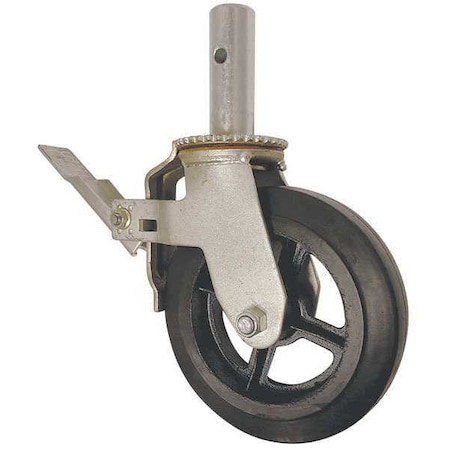 PAYSON CASTERS, INC Scaffold Caster,Rubber,8 in.,500 lb. (193-8UP-SB-C ...