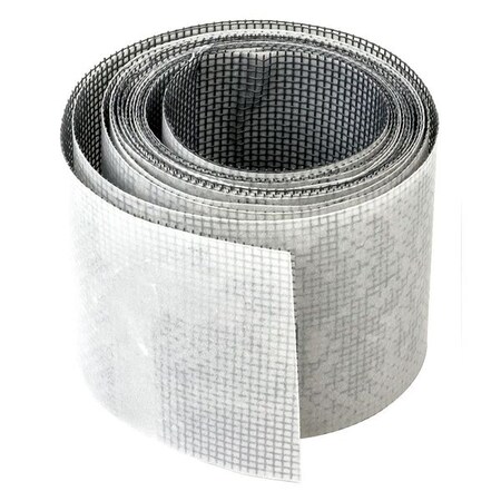 Screenmend Door and Window Screen, Aluminum, 2 in W, 6 ft 8 in L, 0.013 ...