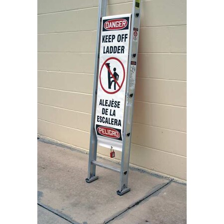 Accuform Ladder Shield Wrap, Danger Do Not Climb KLB761 | Zoro