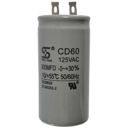 Dayton Capacitor 300uF/125v TT3811201G | Zoro