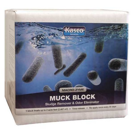 Kasco Pond Bacteria Enzyme, 5 lb., Block MZMB5 | Zoro