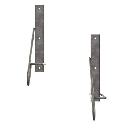 Madrax Bike Rack, Galv, (2) Bikes, Surface BSV-2-WM-G | Zoro