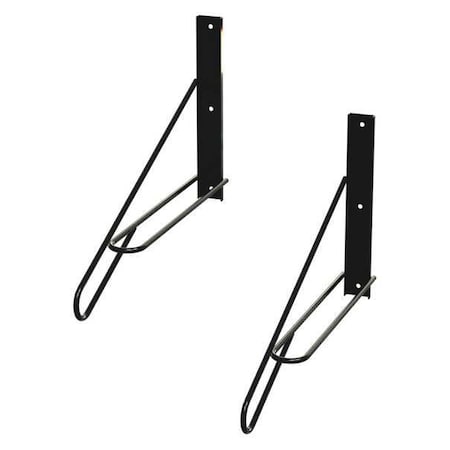 Madrax Bike Rack, Blk, (2) Bikes, Surface BSV-2-WM-B | Zoro