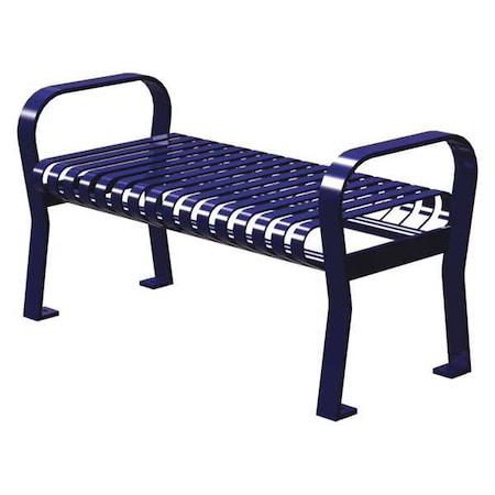 Thomas Steele Outdoor Bench, 49 in. L, 25-1/2 in. H, Blue CRF-4-VS-MBL ...