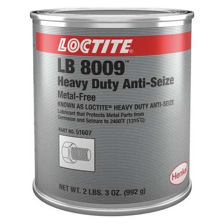 Loctite Anti-Seize, Heavy Duty, 2 lb, Can LB 8009(TM) HEAVY DUTY ANTI ...